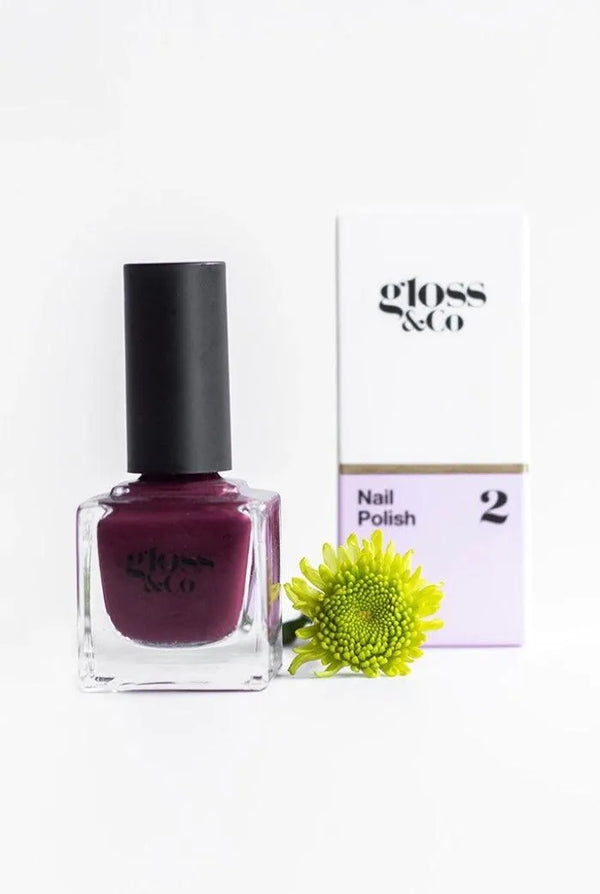 Gloss & Co - Arc Nail Polish | Deep Burgundy Shiraz, 8-Free & Vegan ...